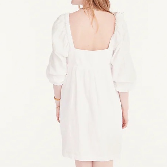 J. Crew | Dresses | J Crew New Long Sleeve Squareneck Soft Gauze ...